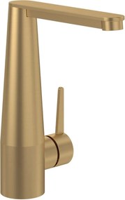 Villeroy & Boch Conum - Umyvadlová baterie s výpustí Push-Open, kartáčované zlato TVW12700400076