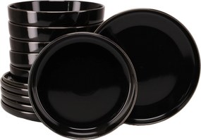 XXXLutz JÍDELNÍ SOUPRAVA Nordic Festive Schwarz 12dílné Creatable - Online Only nádobí - 007768073904