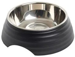 KRUUSE Miska melamin Frosted Ripple Bowl  černá BUSTER Varianta: 350ml