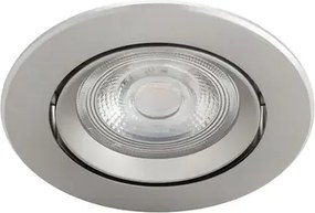 Philips Sparkle nikl / Podhledové LED svítidlo / 1x5W / 350lm / 2700K