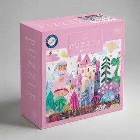 INTERDRUK Puzzle se samolepkami Zámek / 250 dílků / rozměr 48 × 33 cm