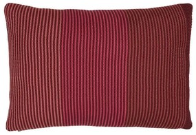 Pip Studio Blockstripe pletený polštář 40x60cm, růžový (dekorační polštářek s výplní)