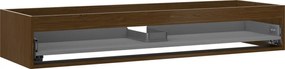 Mexen Box-A, závěsná skříňka 140 cm, 1 zásuvka, ořech, 91AX0-1400-235-1-86