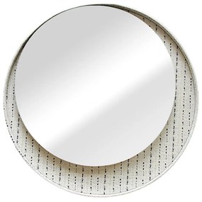 Ozdobné nástěnné zrcadlo SENSE bílé