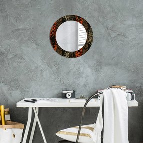 Kulaté dekorativní zrcadlo Grunge abstract vzorec fi 50 cm