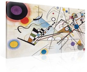 Postershop Obraz na plátně: Composition 8, Vasilij Kandinskij - 75x100 cm