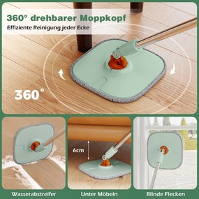Costway 4 L systém mopu a kbelíku se ždímačem a 360° otočnou hlavou