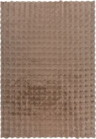 Flair Rugs, Kusový koberec Waffle Faux Fur Taupe, 180x290, hnědá, ložnice