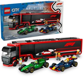 Lego city 60445 kamion f1 s vozy f1 rb20 a amr24 5702017812519