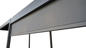 LANIT PLAST, s.r.o. boční síťová roleta 3 m k bioklimatické pergole LANITPLAST PREMIUM PLUS LG4117