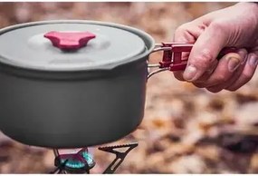 NEO TOOLS 63-146 šedá / Sada nádobí 7v1 Turistická / hliník / hrnec |