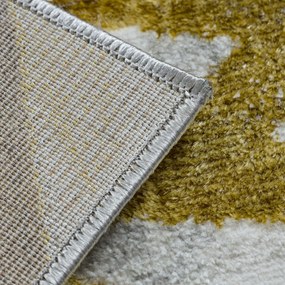 Dywany Łuszczów, Kusový koberec Bliss Z217AZ276 gold/grey, 80x150, šedá, kancelář
