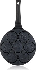 Pánev na 7 lívanců s nepřilnavým povrchem ALIVIA Smile 26 cm
