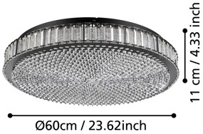 Eglo 390249 - LED Stmívatelné stropní svítidlo BALPARDA LED/52,4W/230V 4000K