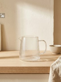 Sinsay - Rýhovaný džbán s uchem - clear