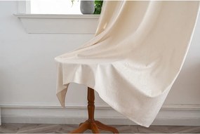 Zatemňovací závěs DUNES VELVET 140x250 cm, krémový Zavěšení: Kovové kroužky