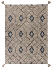 Šedý vlněný koberec Flair Rugs Diego, 120 x 170 cm