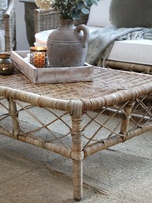 Přírodní ratanový coffee stolek Nantes - 105*60*35 cm