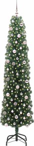 Umělý vánoční stromeček Zelená 240 cm PVC, ocel a plast 3394971