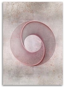 Gario Obraz na plátně Růžový kruh - Andrea Haase Rozměry: 40 x 60 cm