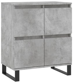 Příborníky 2 ks betonově šedé kompozitní dřevo,  3190185