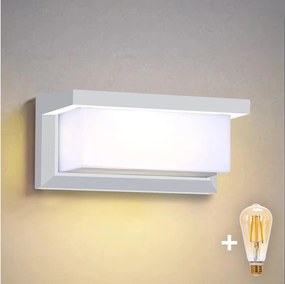 Brilagi - LED Stm ven nástěnné svít BRICKY 1xE27/6W/230V 2700-6500K IP54 bílá