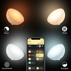 Philips Hue Go Bluetooth PŘENOSNÁ LAMPA LED RGB 6W 300lm 2000-6500K, bílá 76020/31/P7