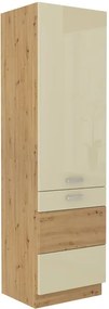 Kuchyňská skříň Artisan 60 DK-210 2F Barva dvířek krém lesk