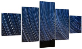 Obraz nočních hvězd a oblohy (125x70 cm)