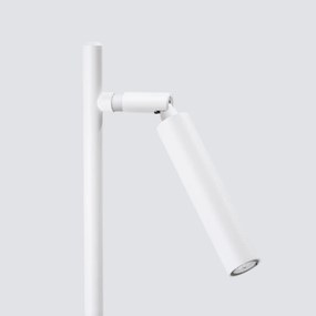 Stolní lampa Pastelo, 1x bílé kovové stínítko