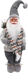 Vánoční dekorace Santa Claus s pytlem 60 cm
