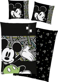 XXXLutz POVLEČENÍ PRO MLÁDEŽ, renforcé, černá, 135/200 cm Disney - Online Only povlečení - 006231017901