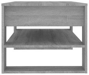 Konferenční stolek šedý sonoma 102x55x45 cm kompozitní dřevo - Default Title