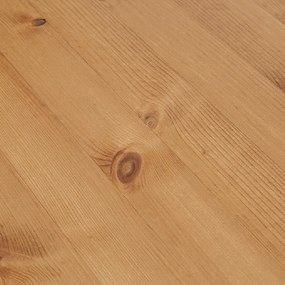 Massive home | Bílá vitrína Belluno Elegante z masivu s dubovou deskou