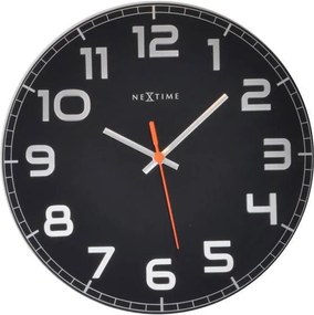 Designové nástěnné hodiny 8817zw nextime classy round 30cm