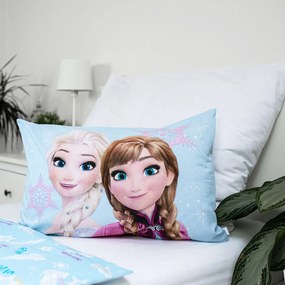 DĚTSKÉ BAVLNĚNÉ POVLEČENÍ FROZEN 100X135 CM, 1KS 40X60 CM VZOROVANÉ
