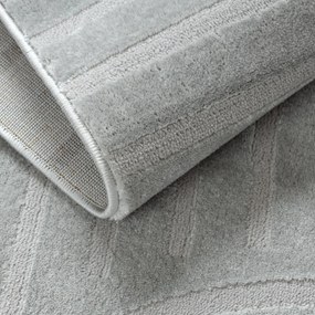 Dywany Łuszczów, Kusový koberec Balance 1918 grey, 80x150, šedá, ložnice