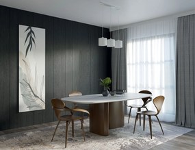 Vespillo, 18x75x105cm závěsná lineární 3 bílý