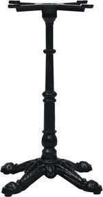 Noha bistro stolu černá 52 x 52 x 72 cm litinová 325433