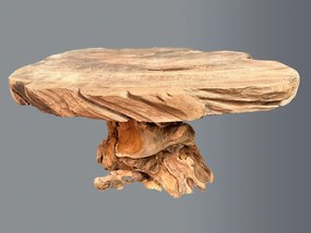 Konferenční stolek Woodstock, masívní teakové dřevo.