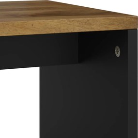 vidaXL Konferenční stolek 40 x 31 x 46 cm recyklované dřevo a kompozit [350643] Barva: medová hnědá
