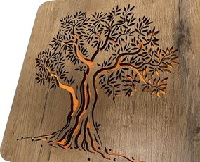 Li-Go "Olivovník" lampa 31x31 cm provedení povrchu: černá s patinou