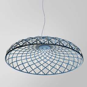 Flos F6394003 Skynest Motion, modré stropní svítidlo, 57W LED 2700K stmívatelné, prům. 90,4cm