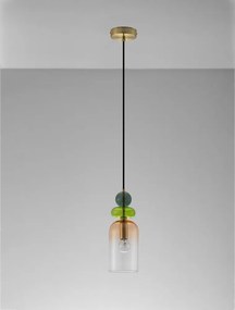 Skleněné závěsné svítidlo ve zlaté barvě ø 11 cm Murano – Nova Luce