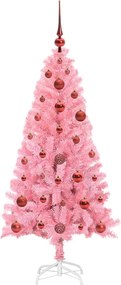 Vánoční stromeček Růžová 120 cm PVC 3396407