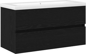 Skříňka pod umyvadlo Černý dub 90 x 39 x 62 cm Kompozitní dřevo 3333146