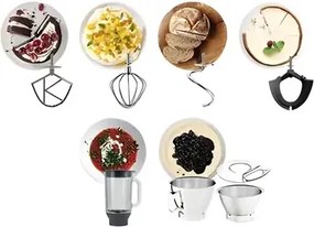 Kenwood Titanium Chef Baker KVC85.124SI stříbrná / Kuchyňský robot / 1