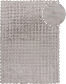 Flair Rugs, Kusový koberec Waffle Faux Fur Grey, 180x290, šedá, ložnice