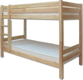 Casarredo - Komfort nábytek Patrová postel KL-136 šířka 80 cm, masiv | barva: bez moření borovice