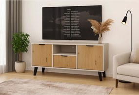 TV stolek Borg Duo 2d1s kašmír / dub artisan